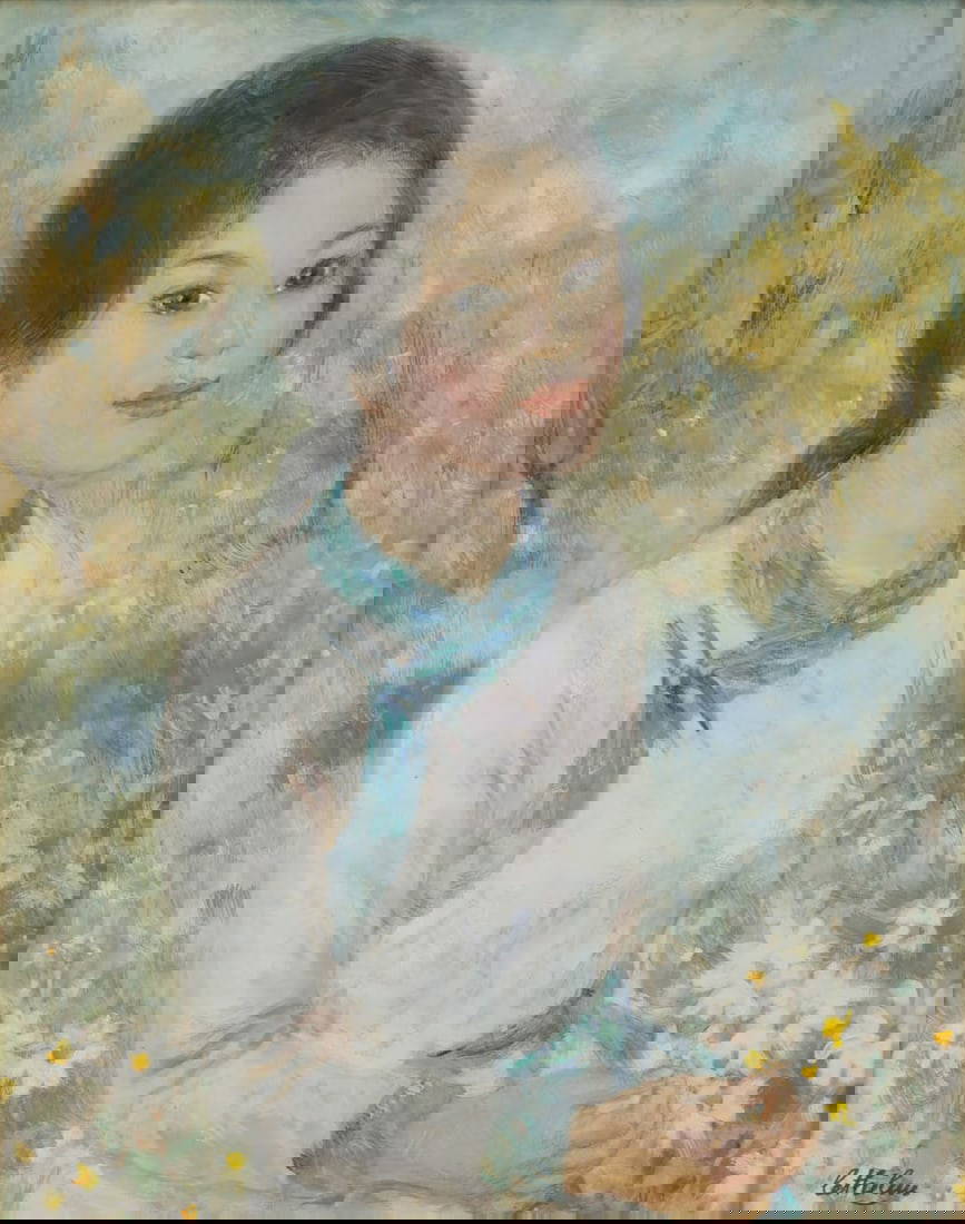 Le Thi Luu (1911-1988) - Jeune Femme Auction