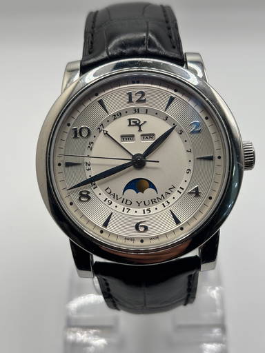 David Yurman Classic Moon Phase Automatic Watch – Stainless Steel Case ...