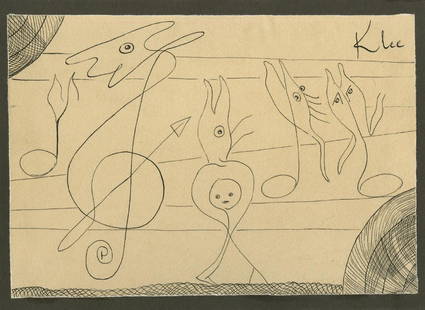 Paul Klee [par/imputee] Abstrakte Zeichnung