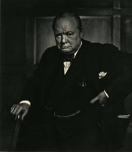 Yousuf Karsh Winston Churchill Original Vintage