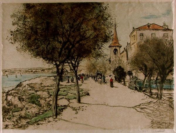J. F. Raffaelli (french) Color Etching