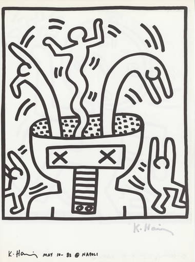 Keith Haring Naples Suite #13 Lithograph