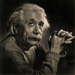 Yousuf Karsh Albert Einstein Original Vintage