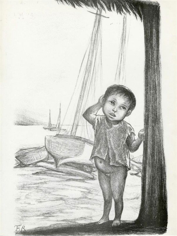 464: FANNY RABEL - Original lithograph