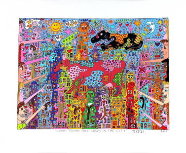 James Rizzi, Etching With Color