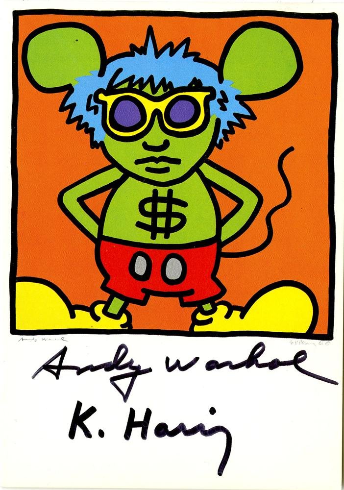 Keith Haring & Andy Warhol Color Offset