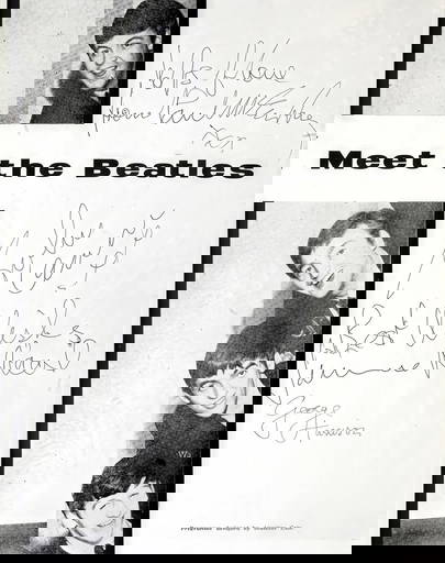 The Beatles Meet The Beatles, Hand Signed By The Band