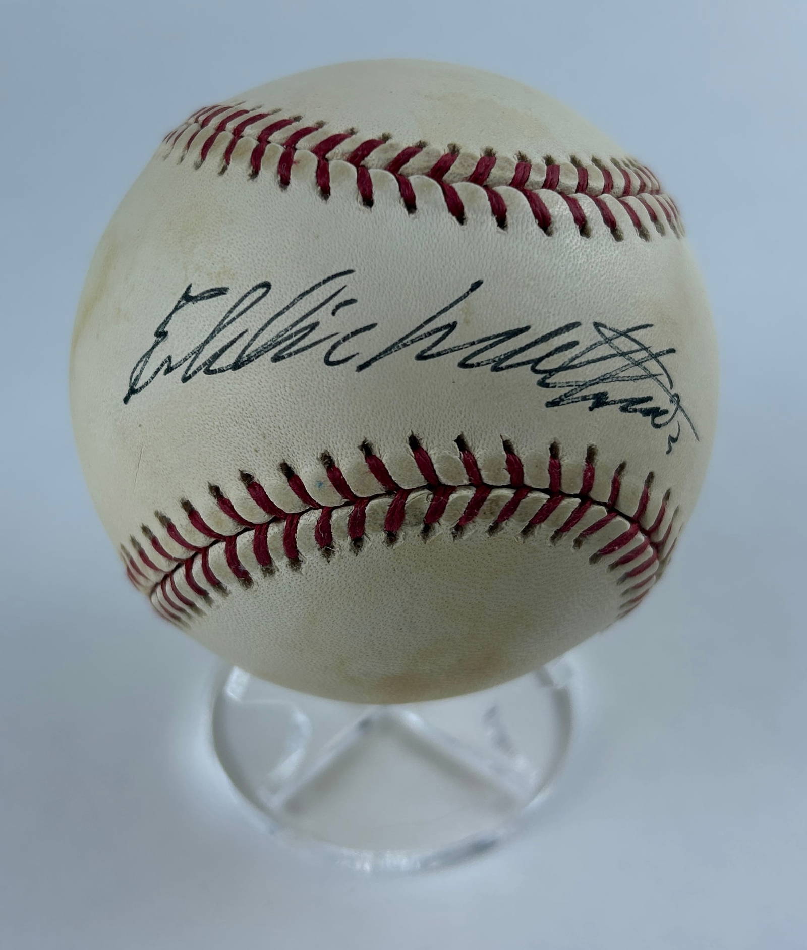 Eddie Matthews - Autographed Baseball, Beckett Authentication Auction