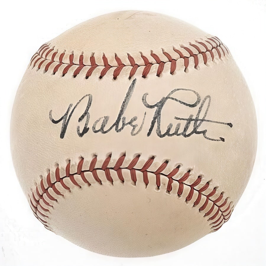 Babe Ruth - Autographed Baseball, Psa Auction