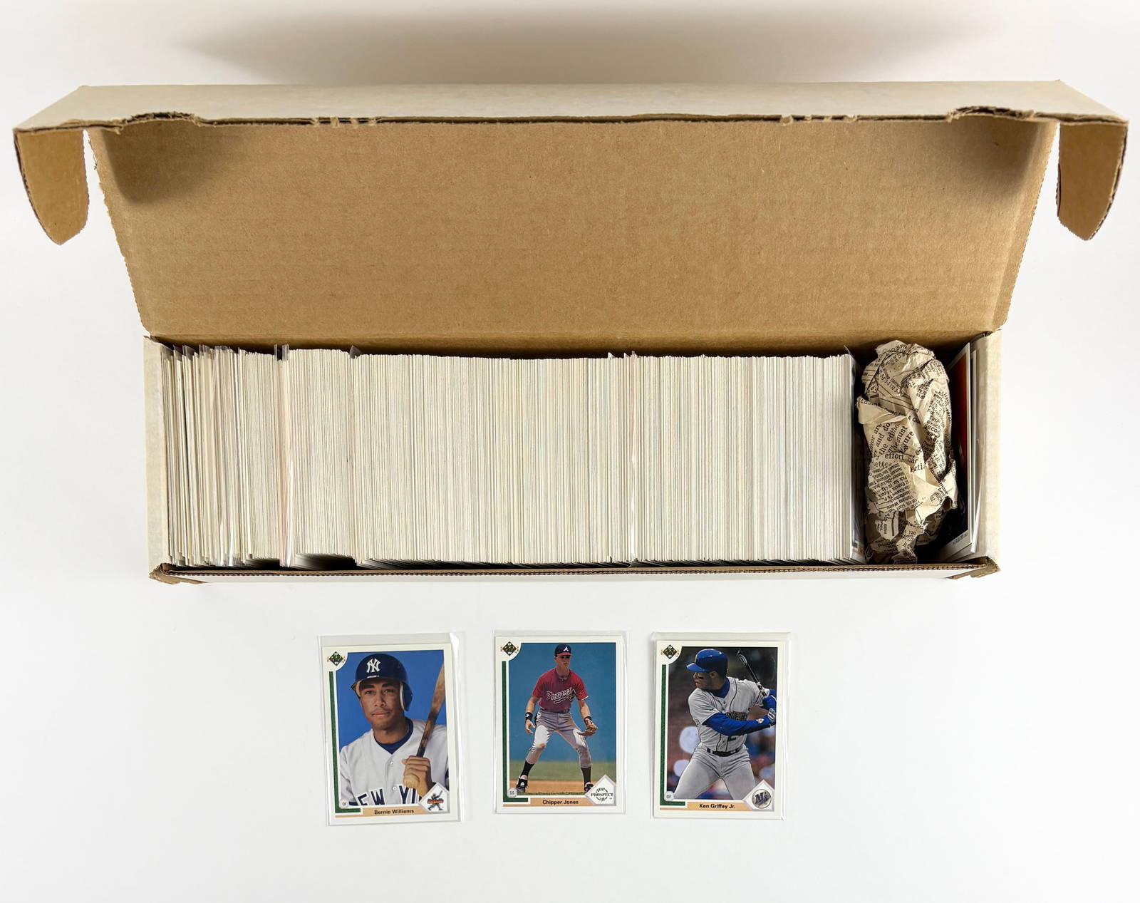 Lot Of 1991 Upper Deck Baseball, Complete Set Of Cards Auction