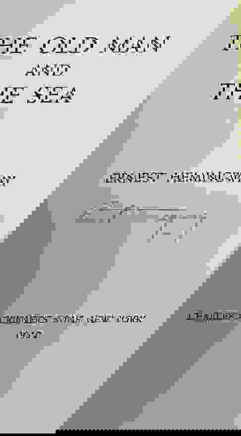 Ernest Hemingway - The Old Man And The Sea, Hand Signed First Edition ...