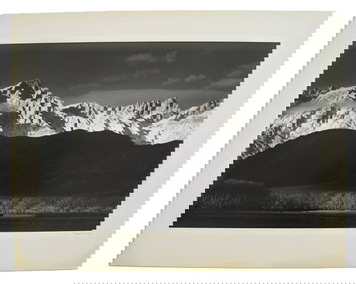 Ansel Adams - Winter Sunrise, 1944 (photograph) Auction
