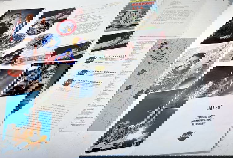 Nasa Astronaut Collection Gordon Cooper Autograph, Spacesuit Photo ...