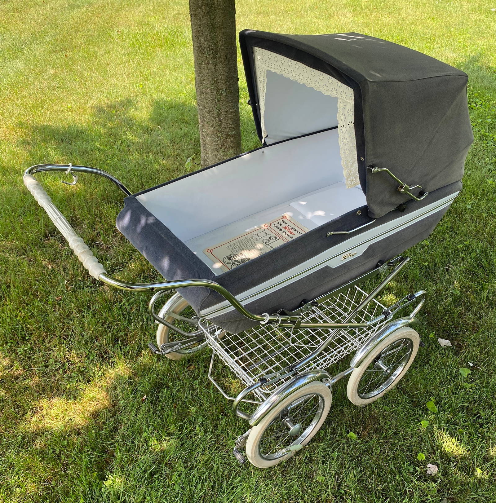 1970s Vintage Baby Pram Stroller Carriage - Like New - Still Has Label ...