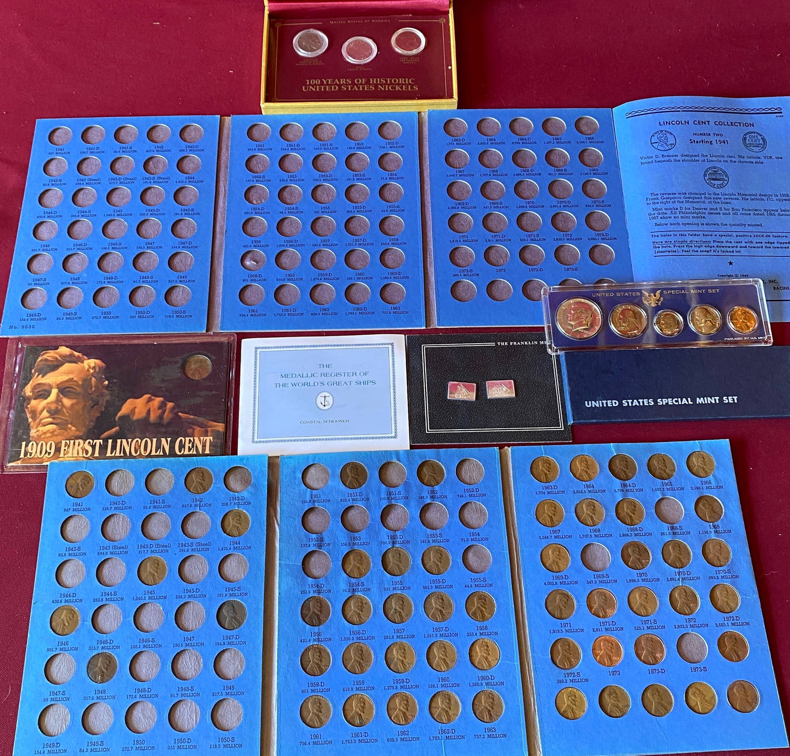 Various Coins, Coin Books, Coin Sets Auction