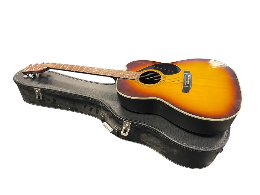 Maxwin Model 100e Pearl Music Instruments Of Japan Six String Electric Acoustic Guitar Auction