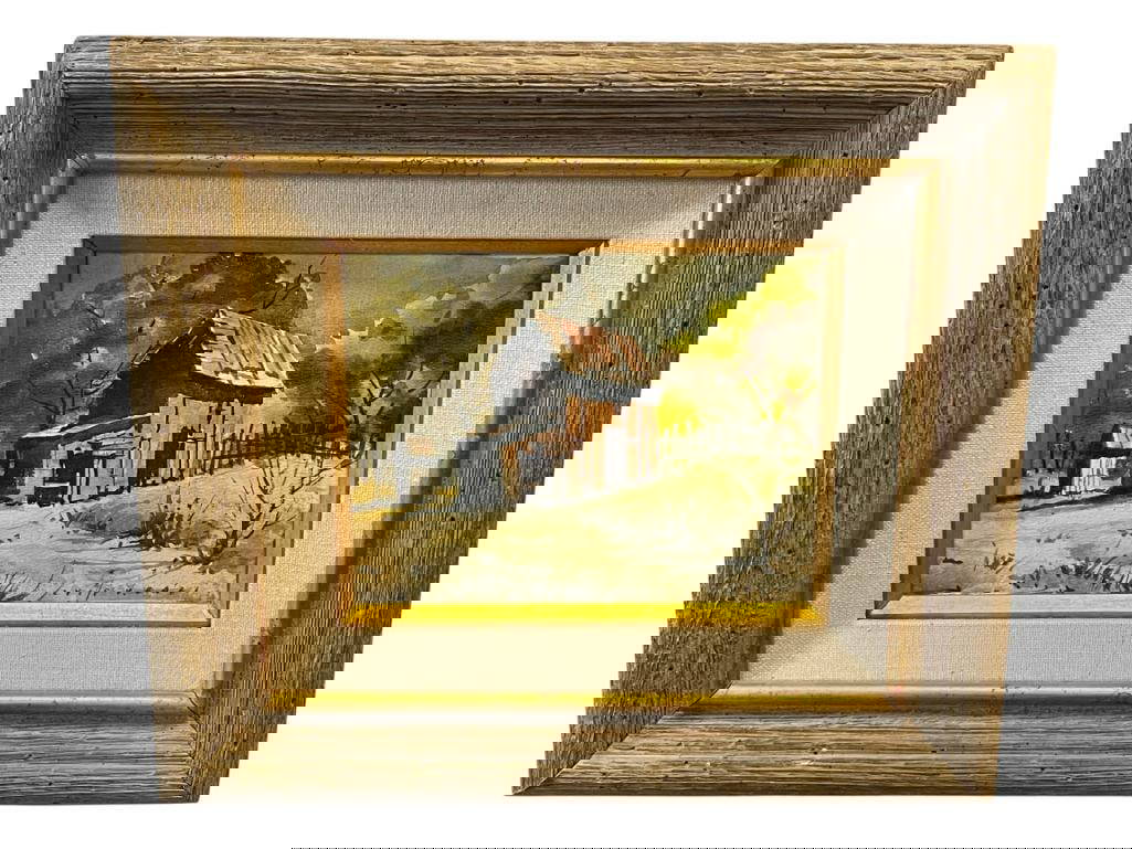 Lyle V. Ball Renoown Local Reno, Nv Artist Original Watercolor On Board ...