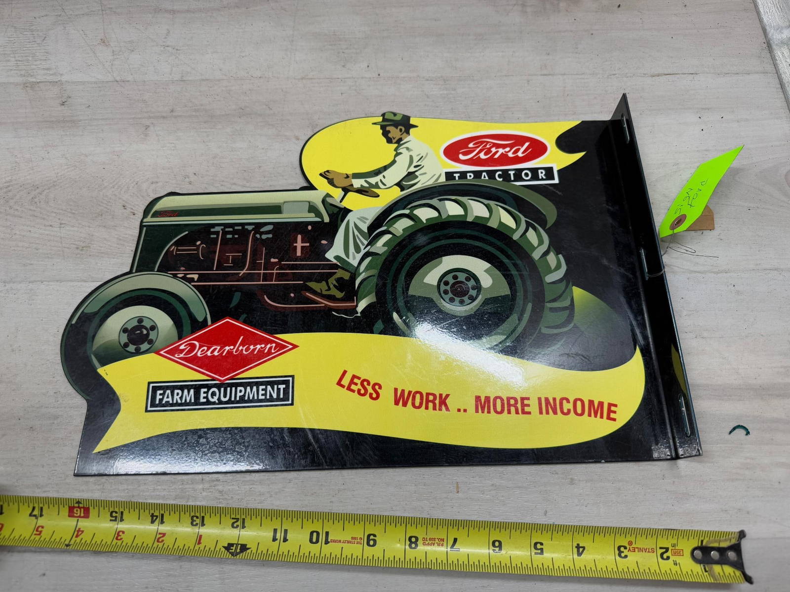 Ford Tractor Flange Sign Age Is Questionable Auction