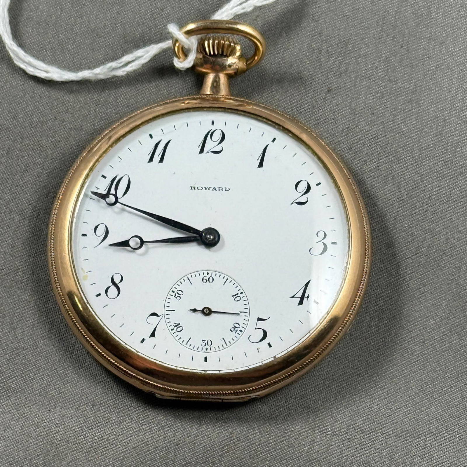 Howard Series 8 21j 12s Pocket Watch, Sn1105934, Runs Auction