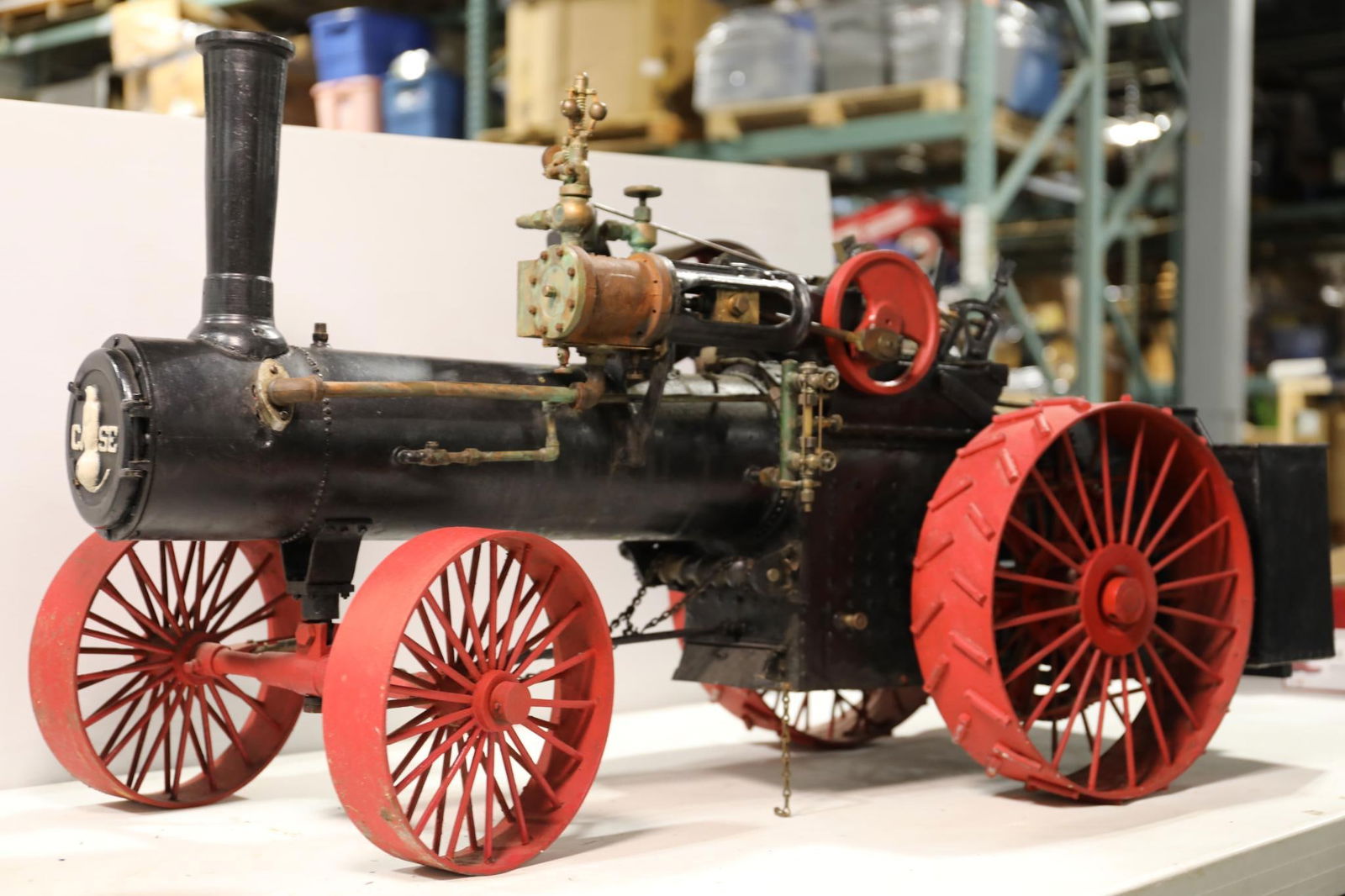 Model Case Steam Engine 4 Inch Working Model Runs On Coal Or Air Good ...