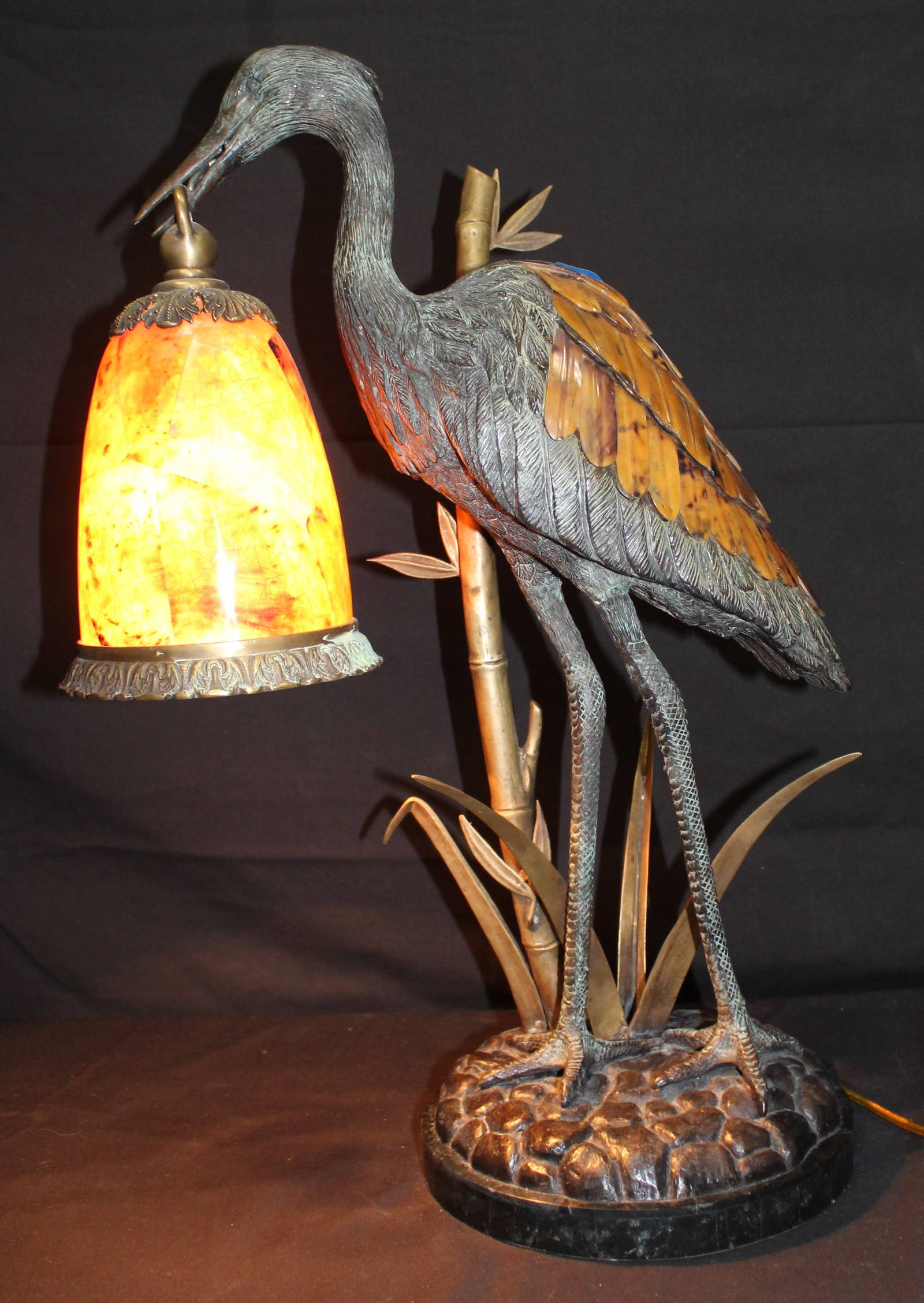 Maitland Smith Stork Table Lamp - Jul 03, 2025 | Golden Gavel Auctions ...