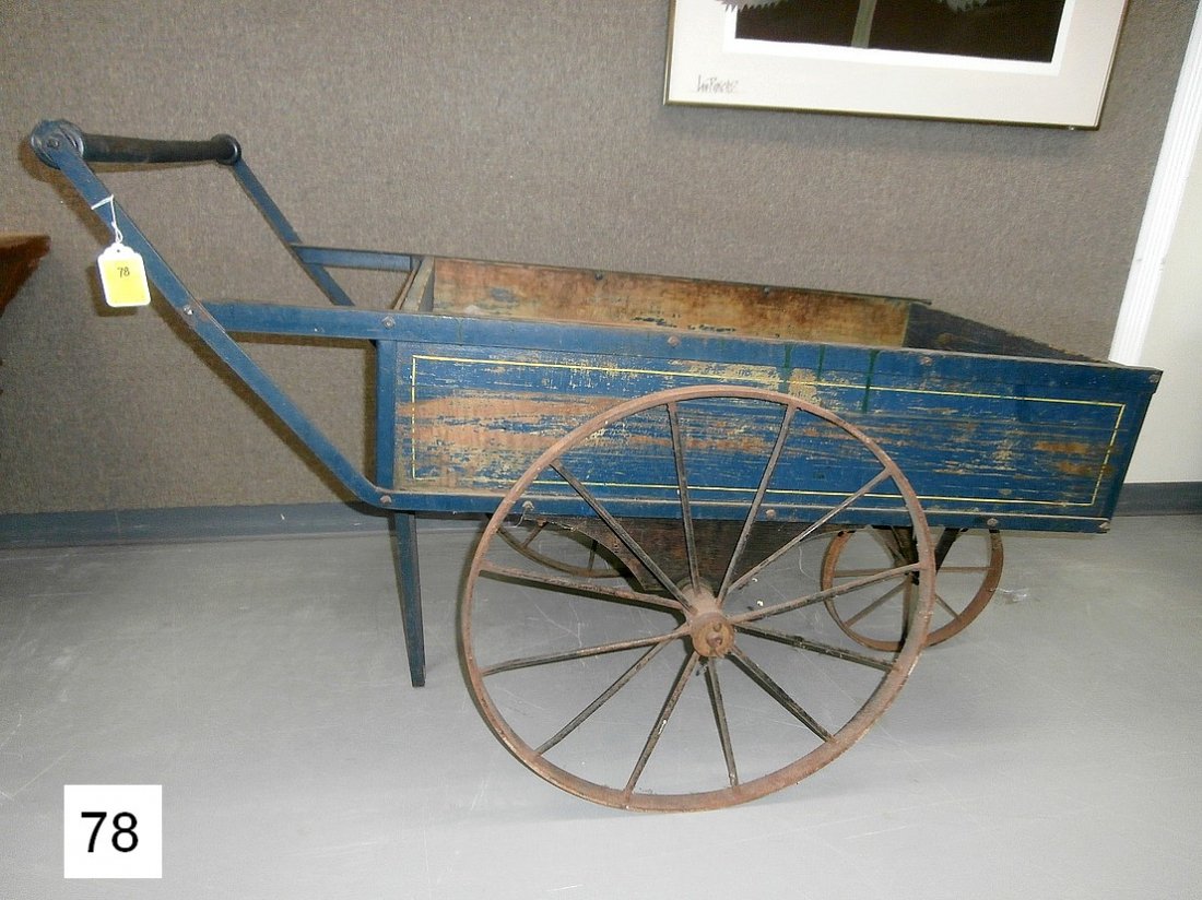 Fairbanks 573 Peddler's Cart W/original Stencil