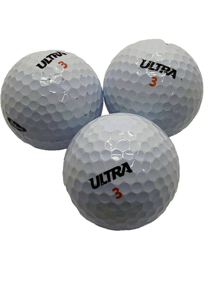 Wilson Ultra 3 Golf Balls Set Of Three For Precision And Performance ...