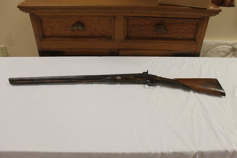 Benjamin Mills 12 Ga. Muzzle Loading Shotgun. These