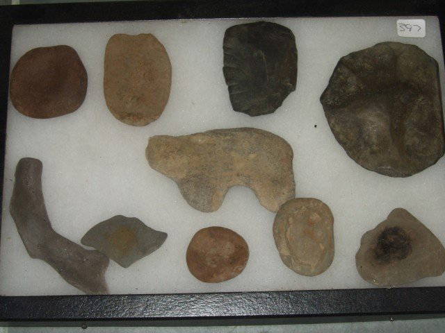 8 X 12 Frame Of Unusual Stones