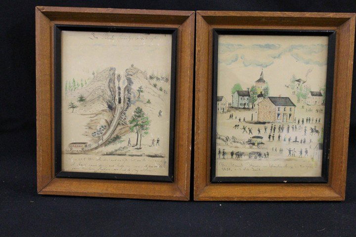 278: Lewis Miller drawings of the area around Christian