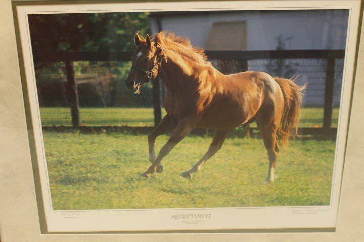 James Archambeault Signed Secretariat Print From