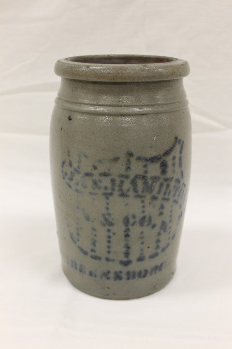 Jas. Hamilton & Co. Greensboro 1/2 Gallon Stoneware Jar
