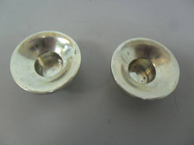 Pair Of 2" Sterling Silver Bobeches