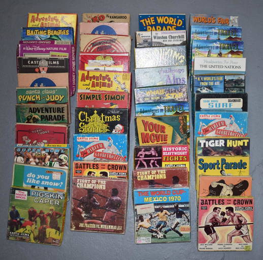 Lot (42) Vintage 8mm Films