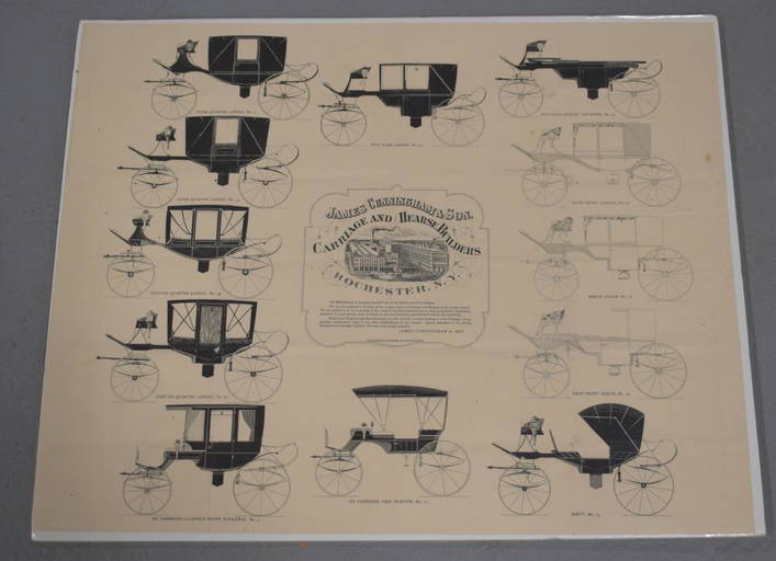 James Cunningham Carriage & Hearse Builders Poster