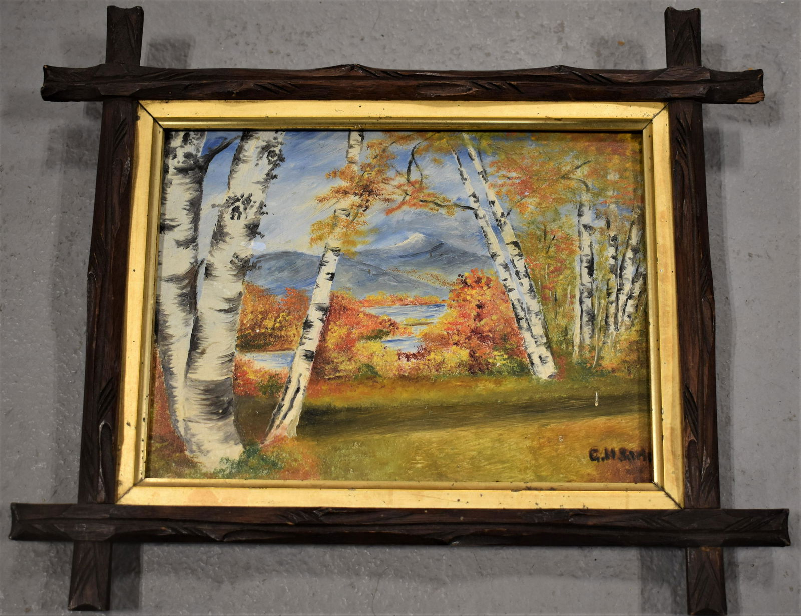 Cora Helena Sarle Oil Painting