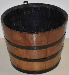 Vintage Painted Sap Buckets