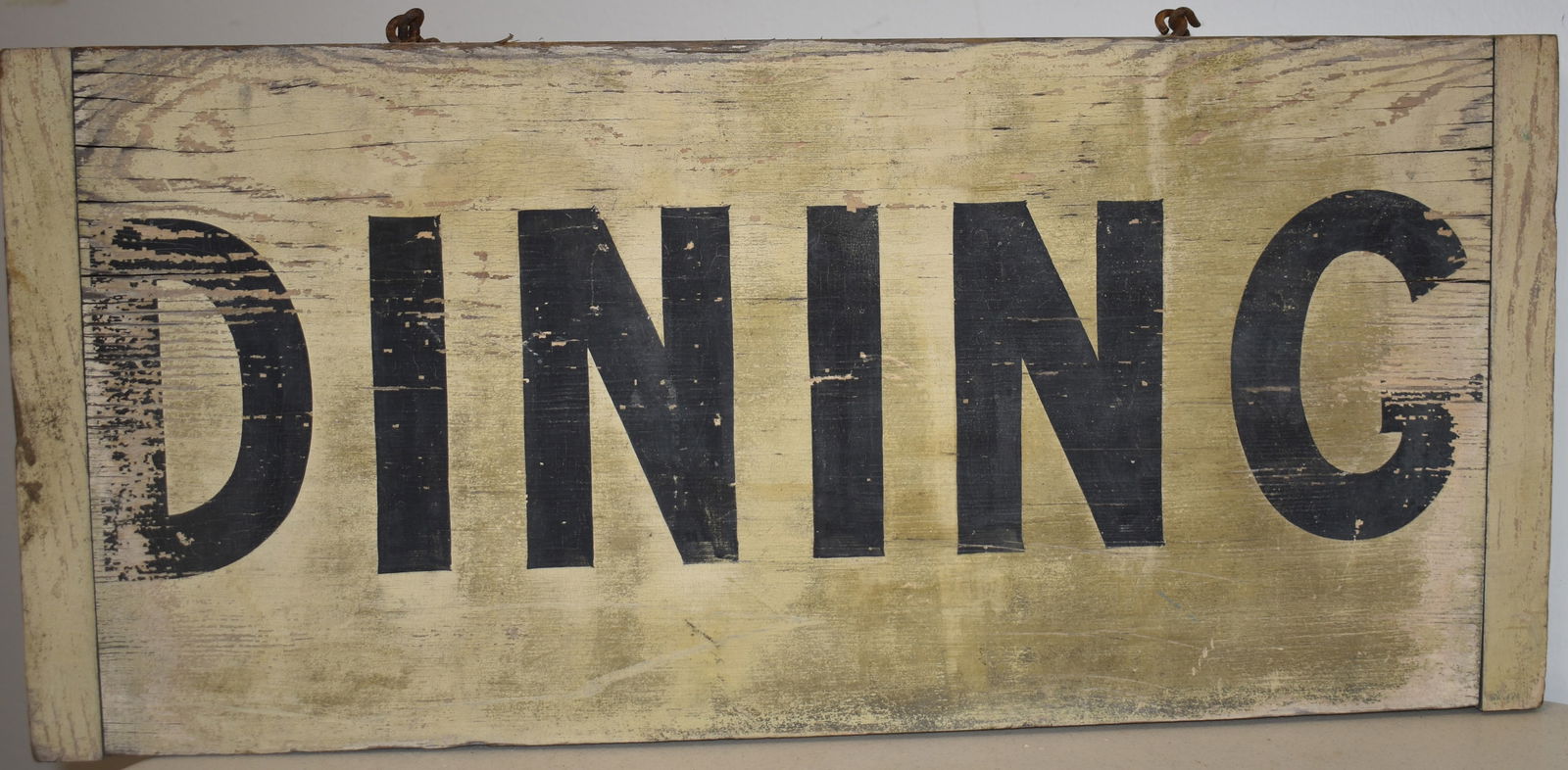 Vitnage Painted Wooden Dining Sign Auction