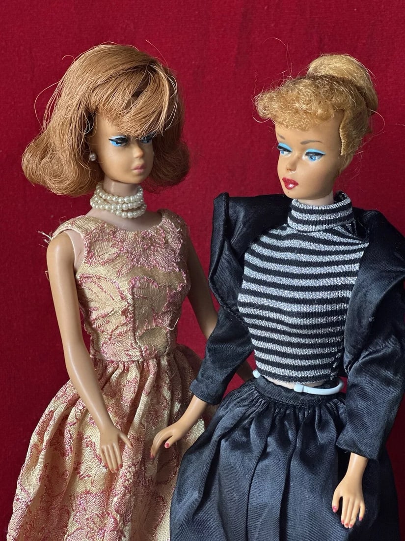 Lot Of 2 Vintage Mattel Midge Barbie Dolls Made In Japan Auction