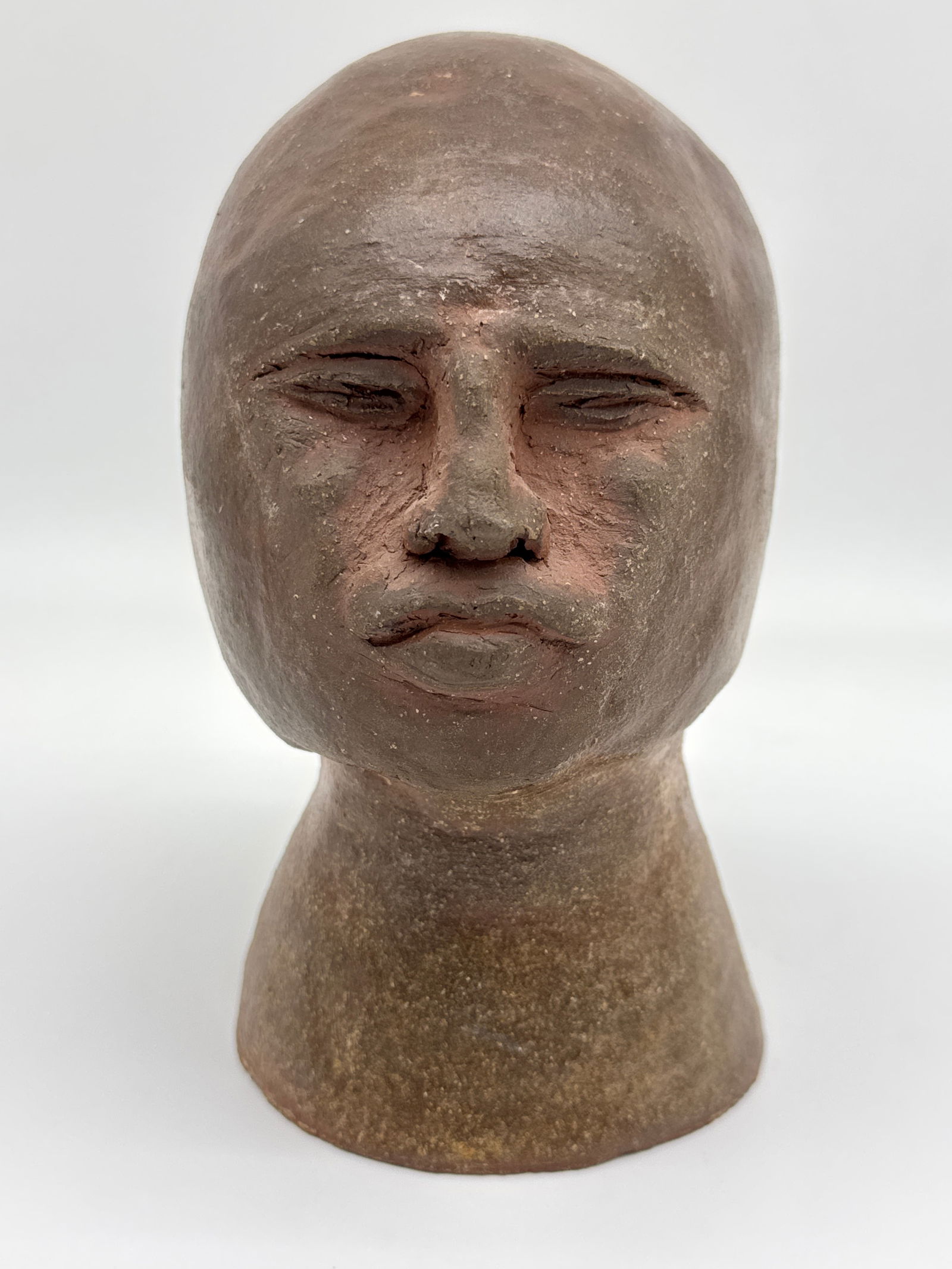Handcrafted Terracotta Clay Head Sculpture – Primitive Studio Bust (155 ...
