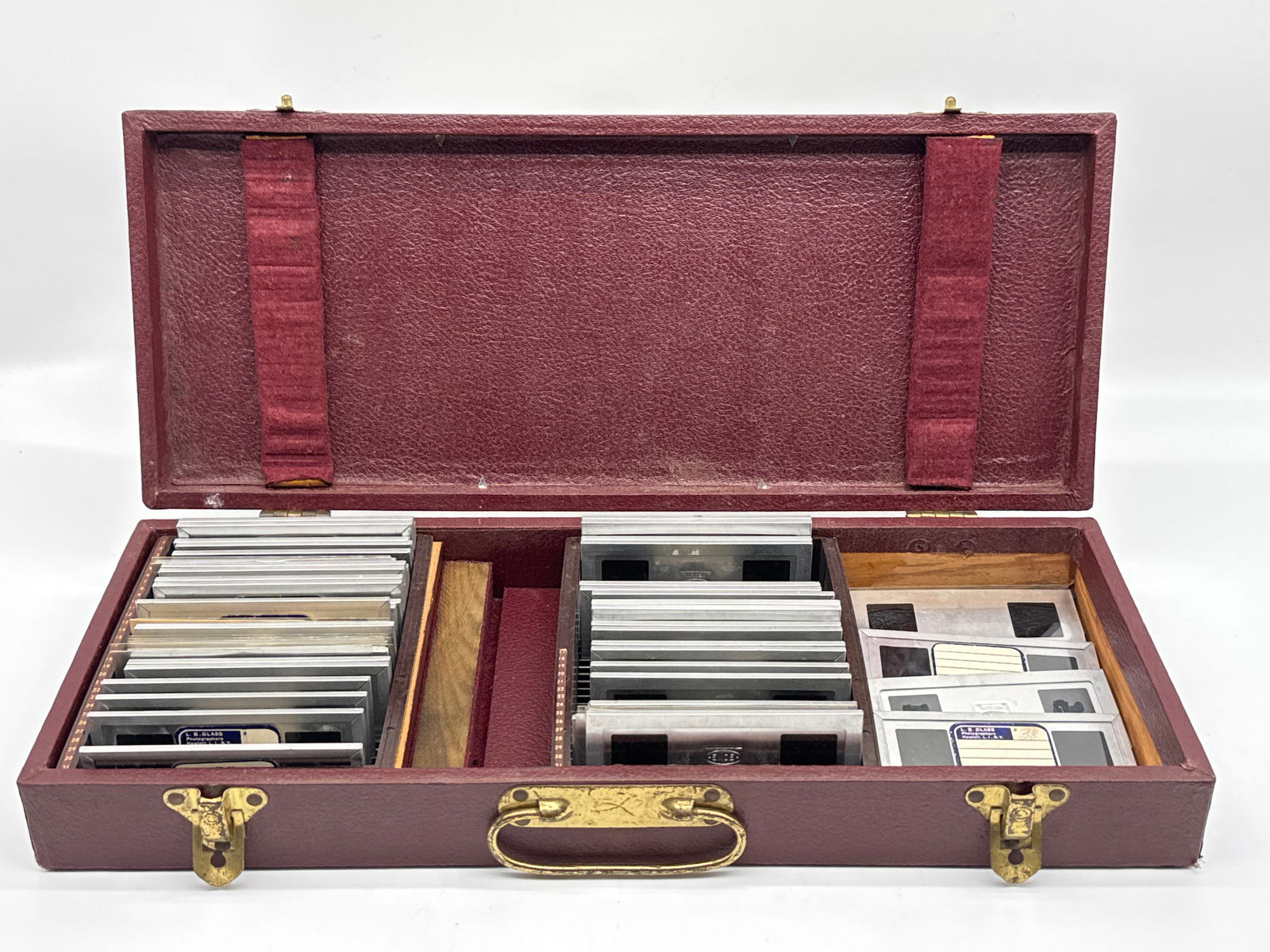 Vintage Barnett & Jaffe "baja" Slide Case With Aluminum Stereo View ...