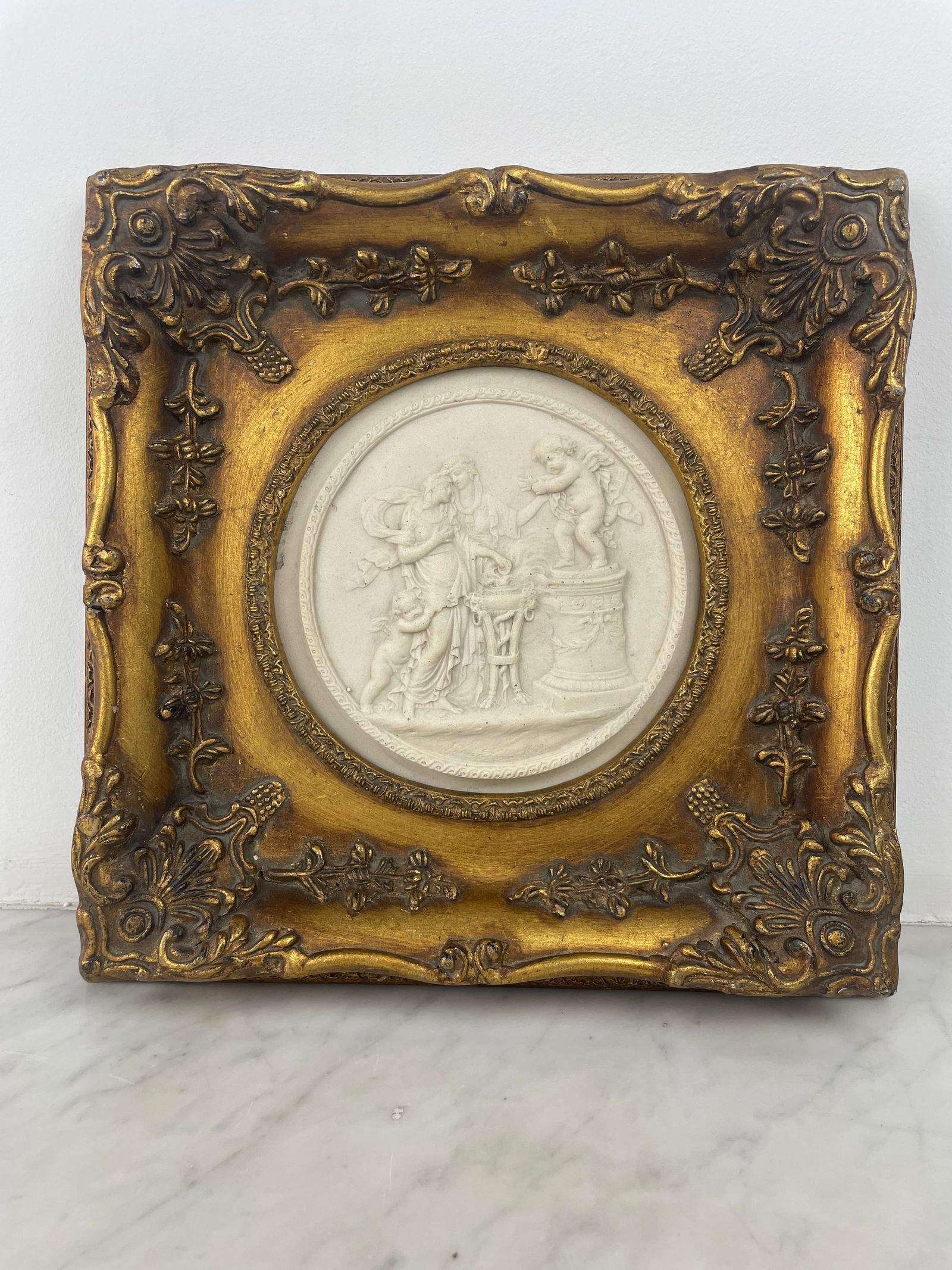 Neoclassical Circular Bas-relief Attributed To Coade & Sealy (circa ...