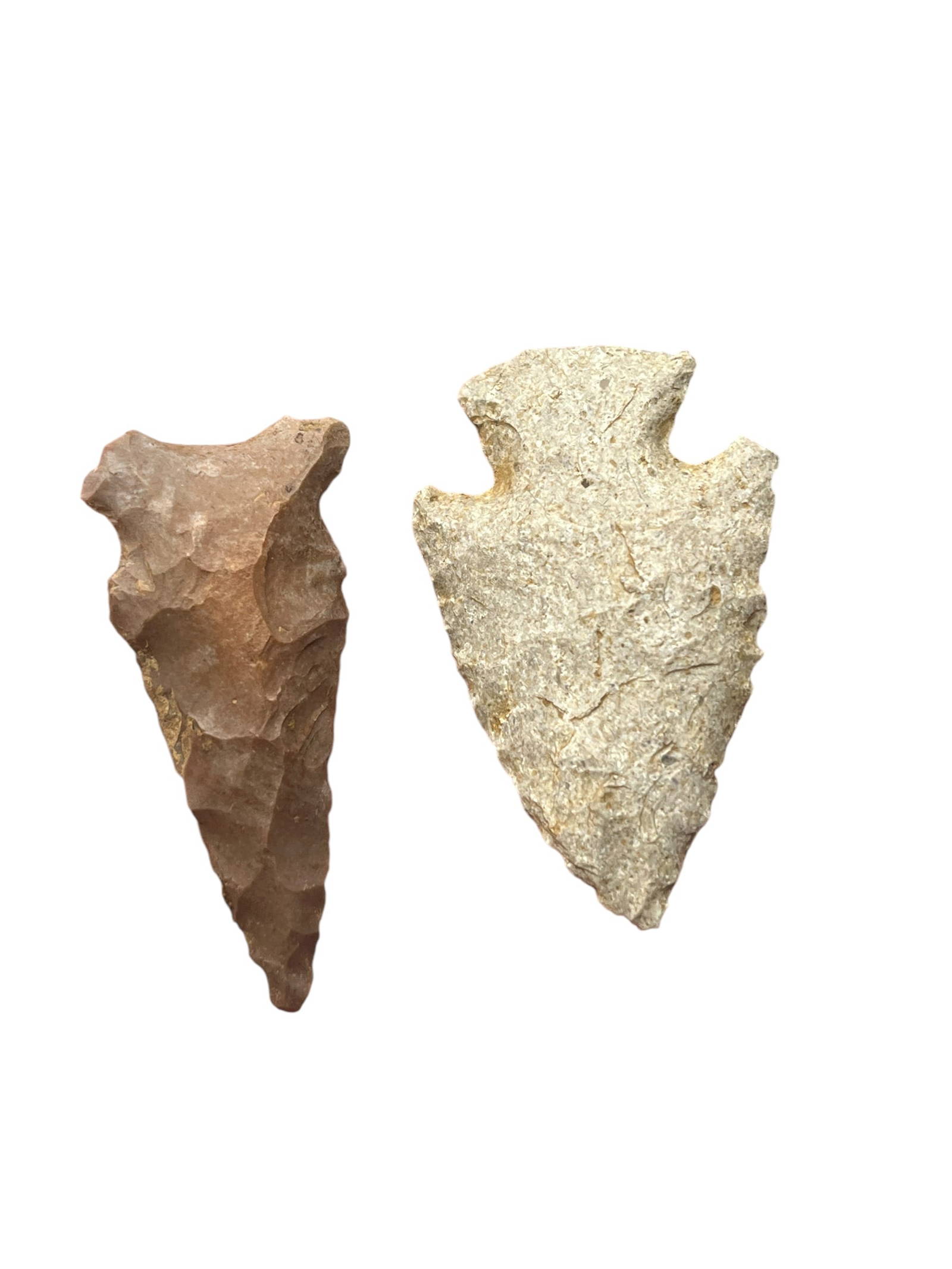 2 Logan County, Kentucky Arrowheads Auction