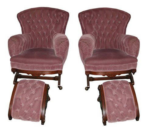 Pr. 19th C. Victorian Platform Rockers