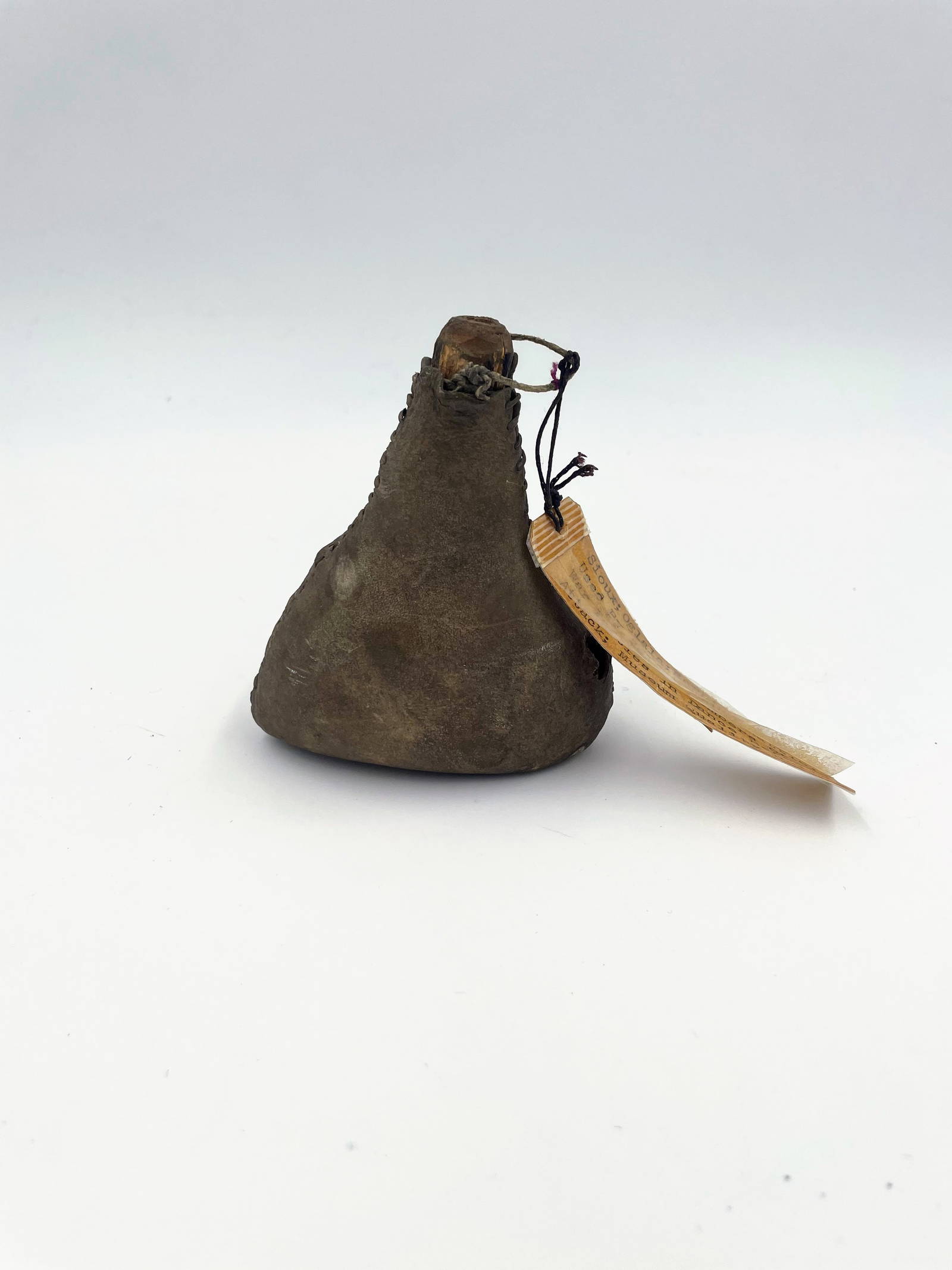 Sioux Rawhide Rattle (pre 1840) Auction