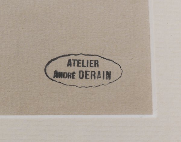 ANDRE DERAIN Signed Drawing Fauvism French Art