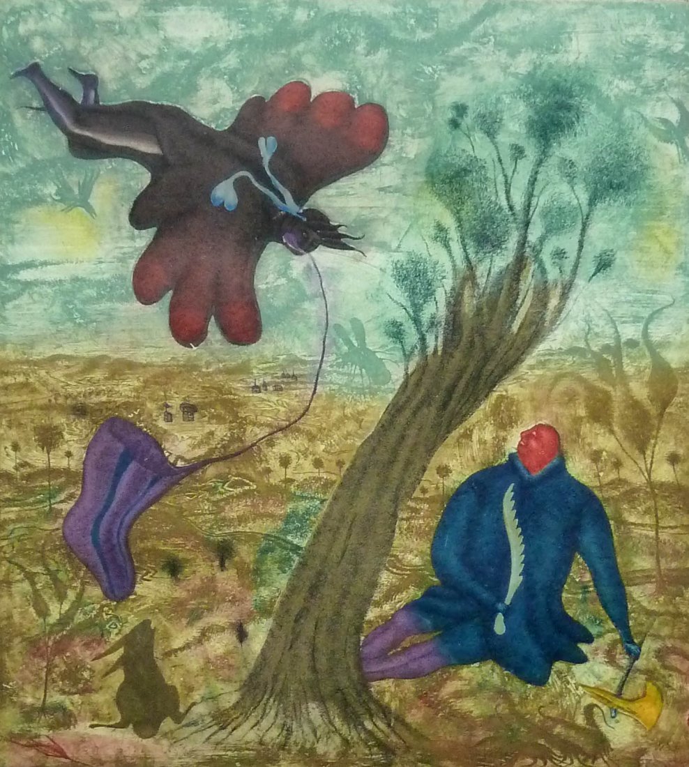 ERICH BRAUER 10 Hand Signed Etchings Austrian
