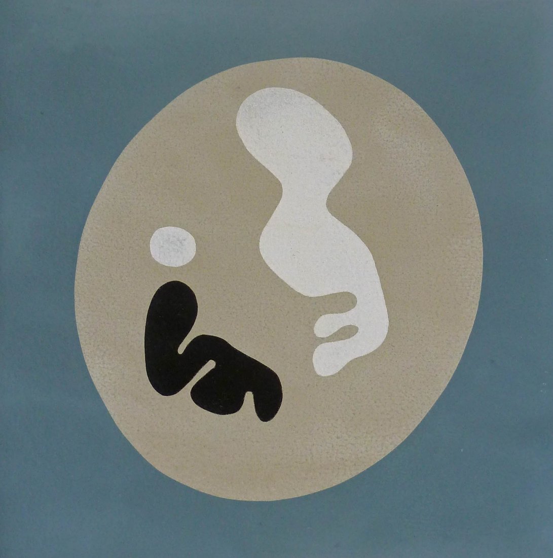 JEAN HANS ARP Hand Signed Original Woodcut Abstract Art