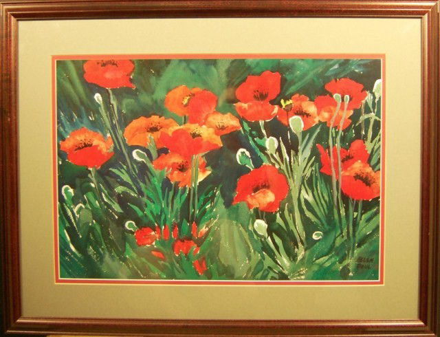 ARTIST: Helen Paul TITLE: Oriental Poppies - Dec 17, 2011 | Baterbys ...