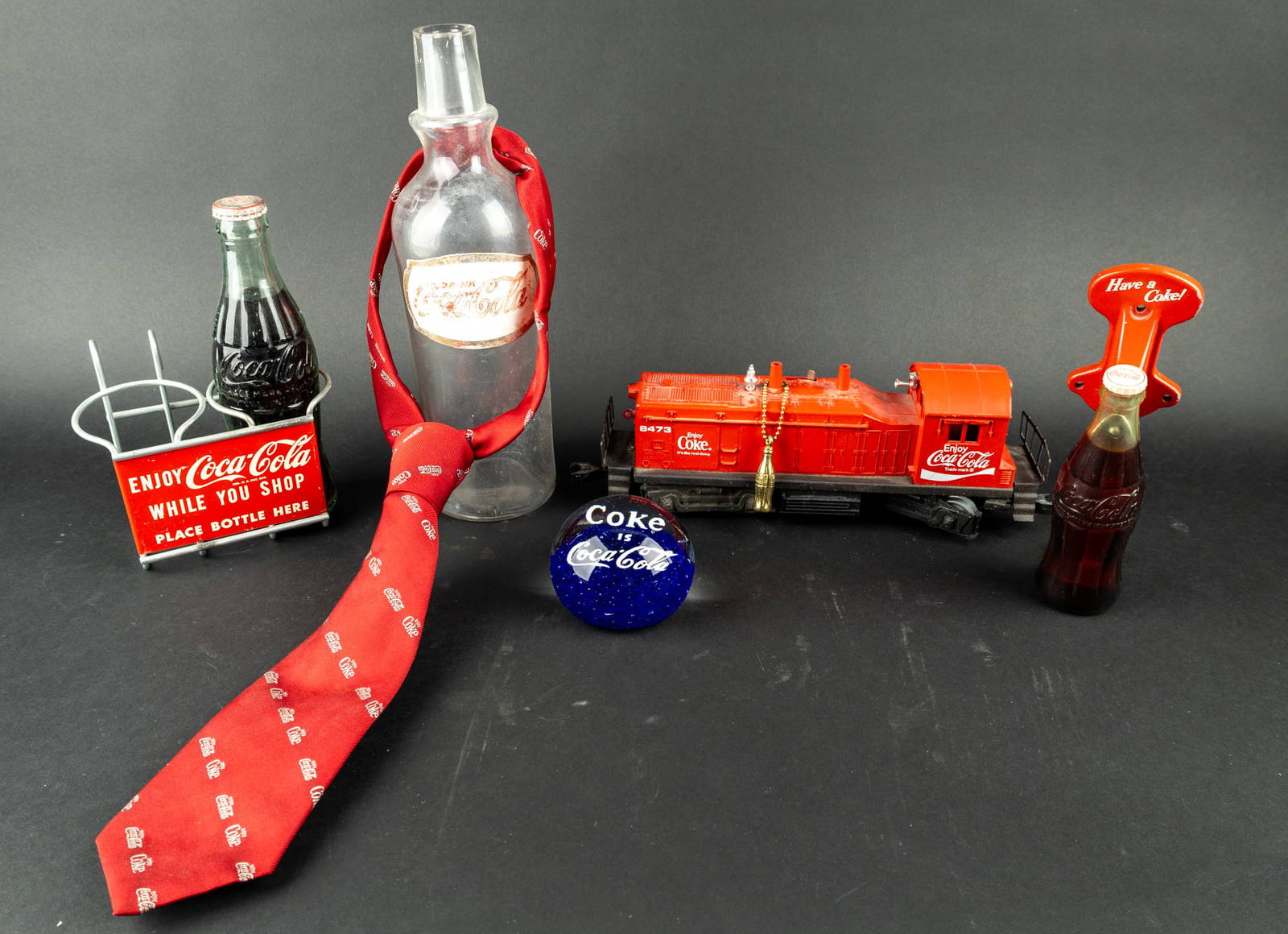Lot Of 8 Vintage Coca-cola Collectibles Auction